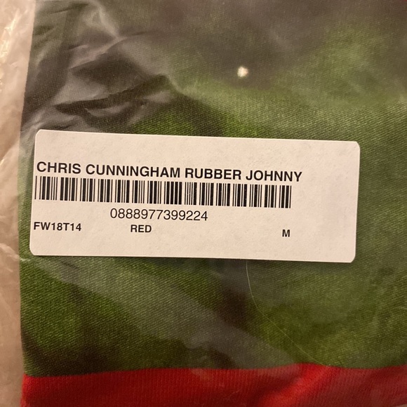 Supreme | Shirts | Chris Cunningham Rubber Johnny Red New In Sealed Bag ...